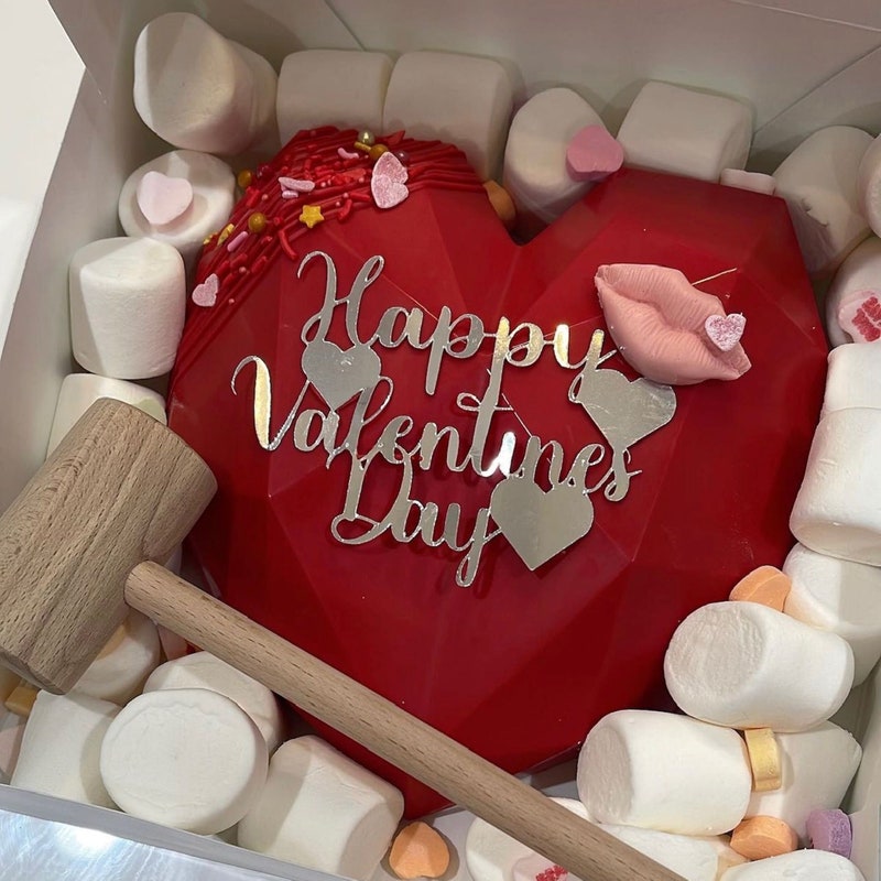 Chocolate Breakable Heart - Etsy