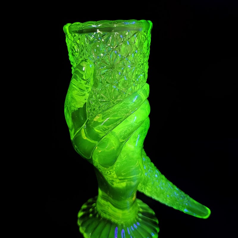 Rare Vaseline Glass - Etsy