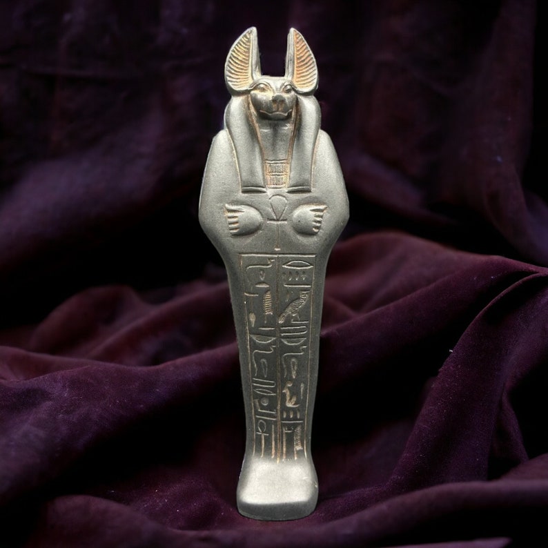 Anubis God Statue Ancient Egyptian Deity Figurine Finest Stone ...