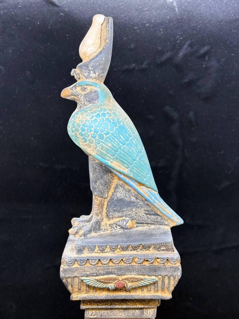 Horus Statue: Egyptian Falcon Deity Sculpture Egyptian Replica Ancient ...