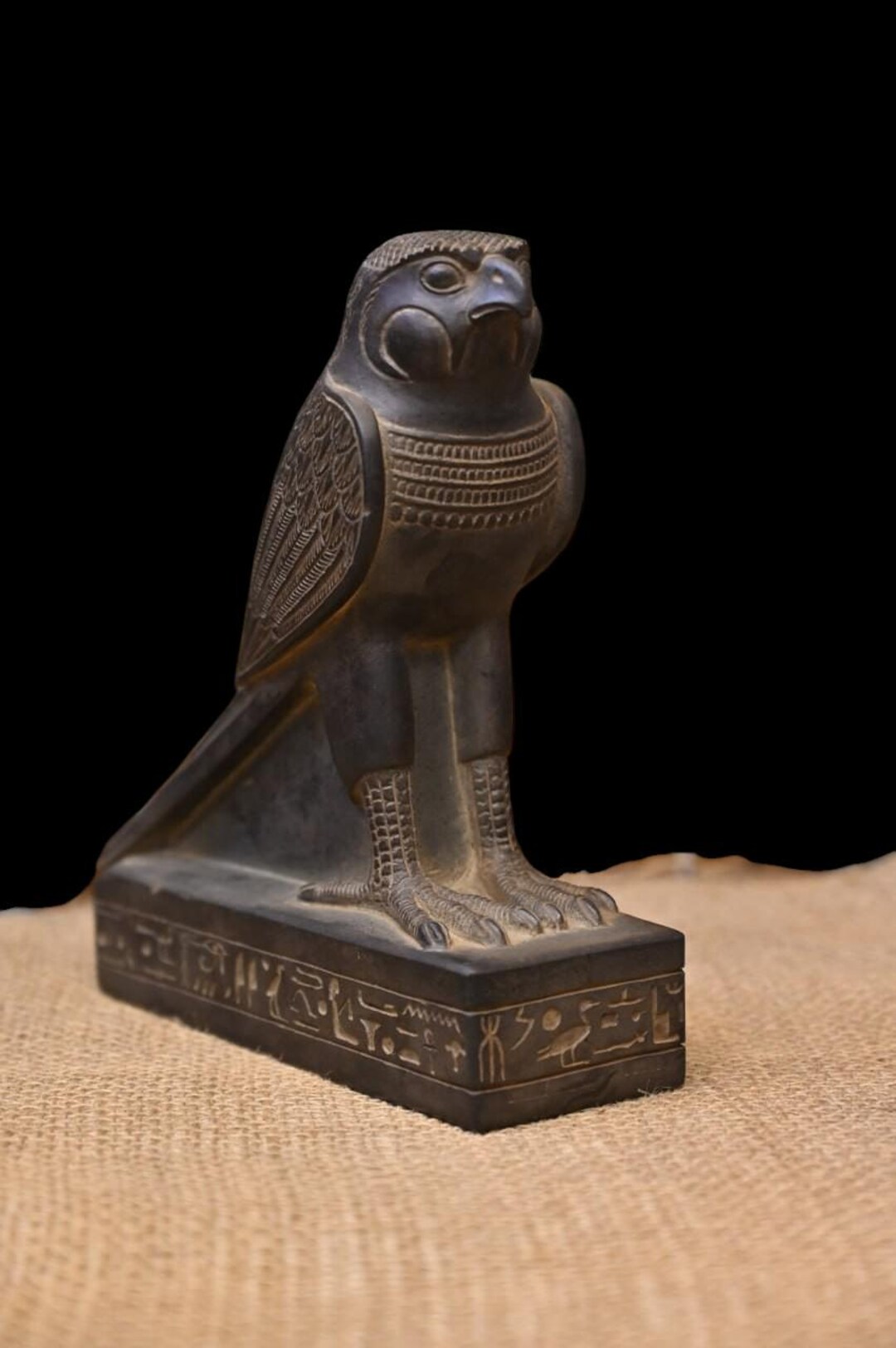 Horus Statue: Handcrafted Egyptian Falcon Deity Sculpture Handmade ...