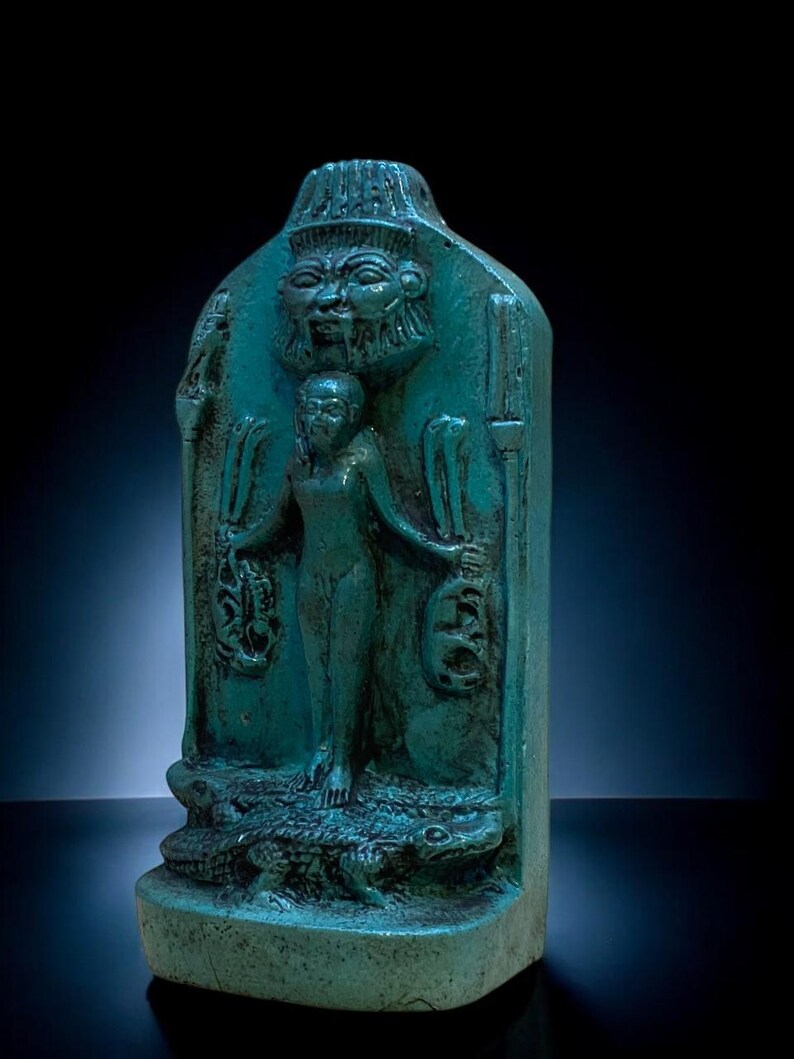 Harpocrates Horus Stele Statue: Egyptian Magic Replica - Etsy