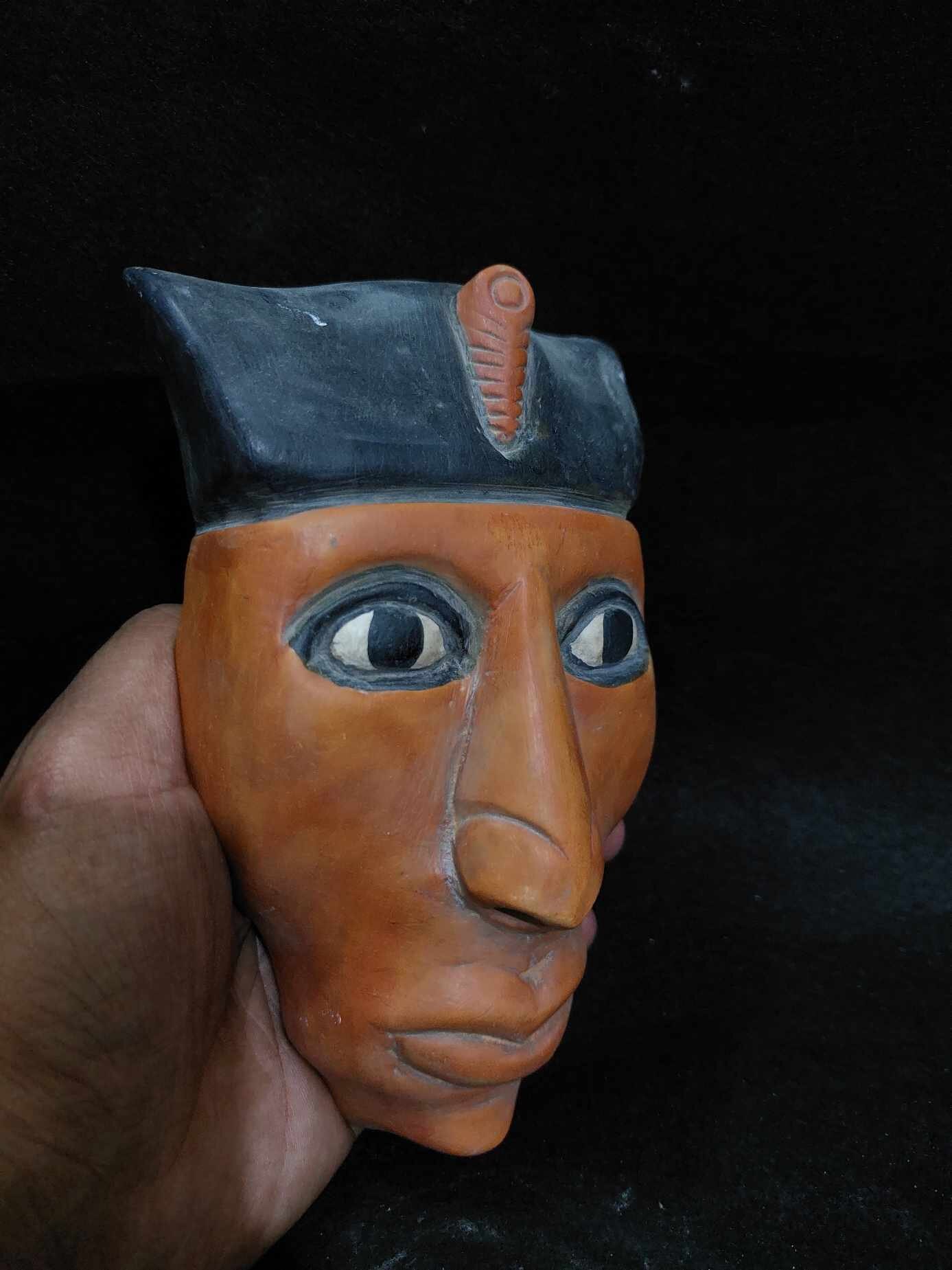 Enigmatic Neter: Ancient Egyptian Mask _ Egyptian Figure Handmade ...
