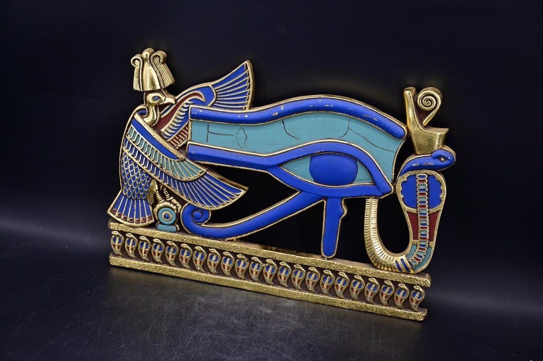Amazing Eye of Horus Plaque Ancient Egypt Symbol of Royal Protection ...