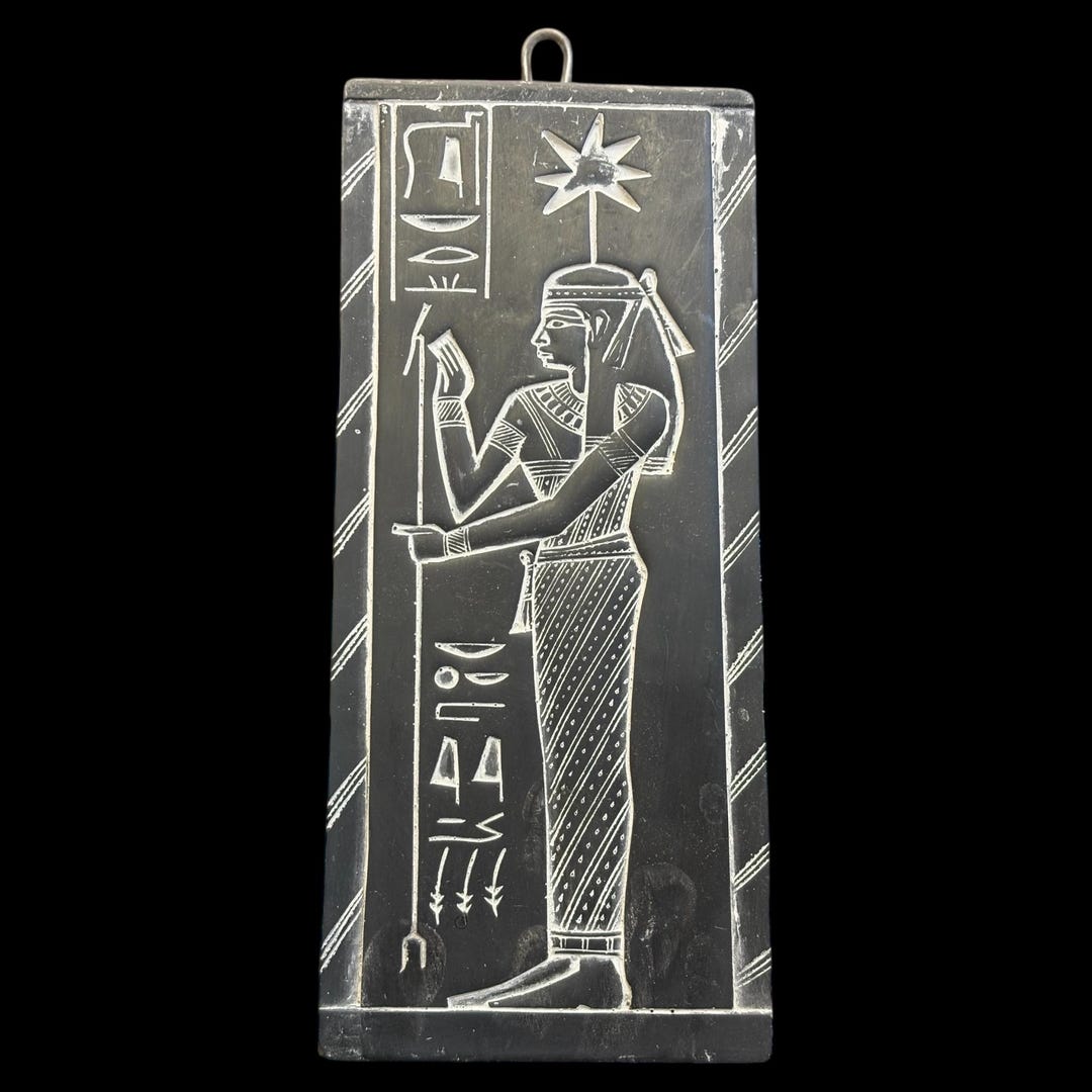 Unique Egyptian Goddess Seshat Wall Relief 10 Inch Ancient Egyptian ...