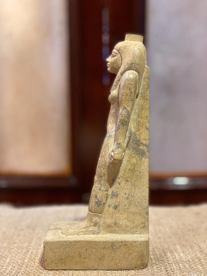 Unique Egyptian Statue of Isis,ancient Goddess of Music,love,protection ...