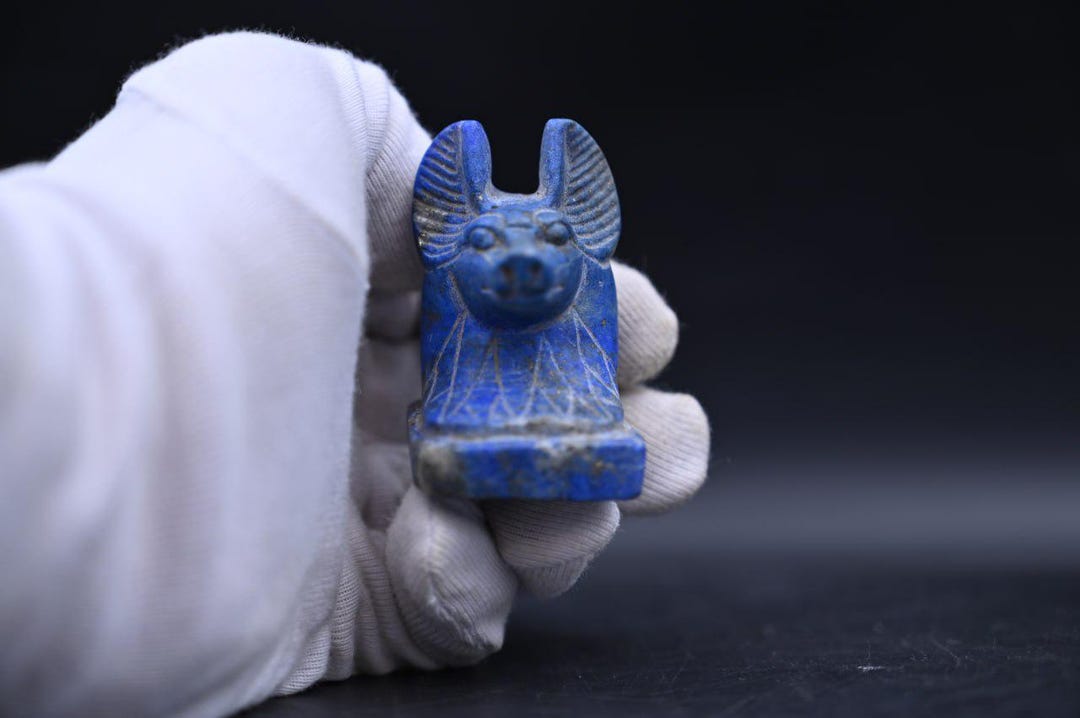 Anubis Amulet Ancient Egyptian God of Afterlife and Mummification in ...
