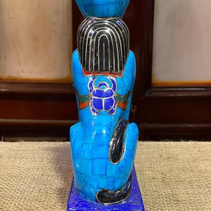 Seth Handcrafted Egyptian God Seth Statue - Stone Figurine-ancient ...