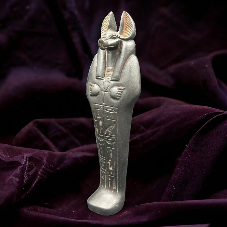 Anubis God Statue Ancient Egyptian Deity Figurine Finest Stone ...