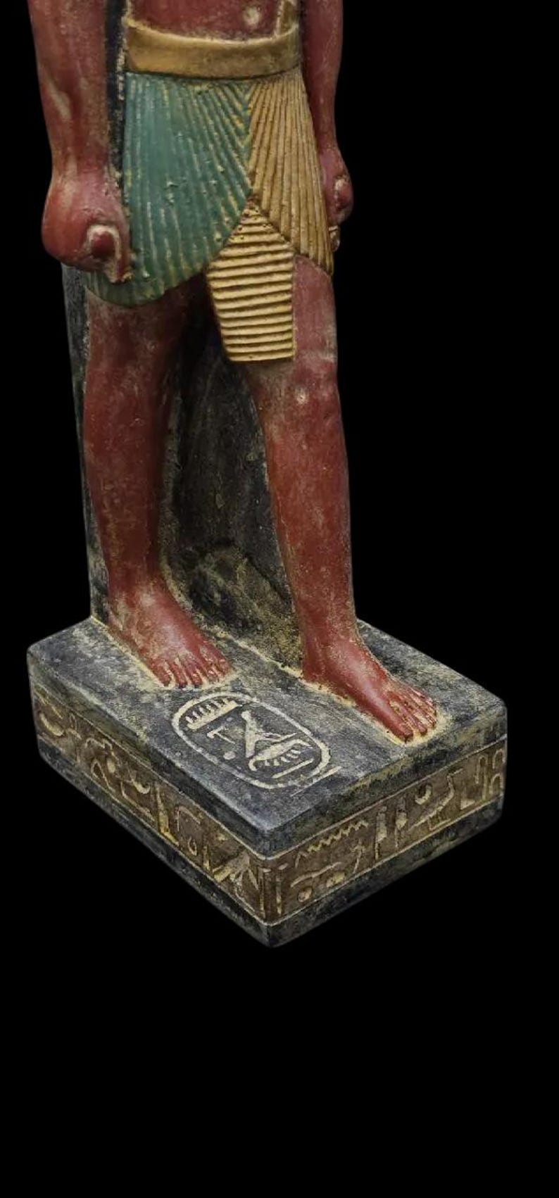 Ancient Egyptian Sobek Statue: Crocodile God Altar Stone Antiquity - Etsy