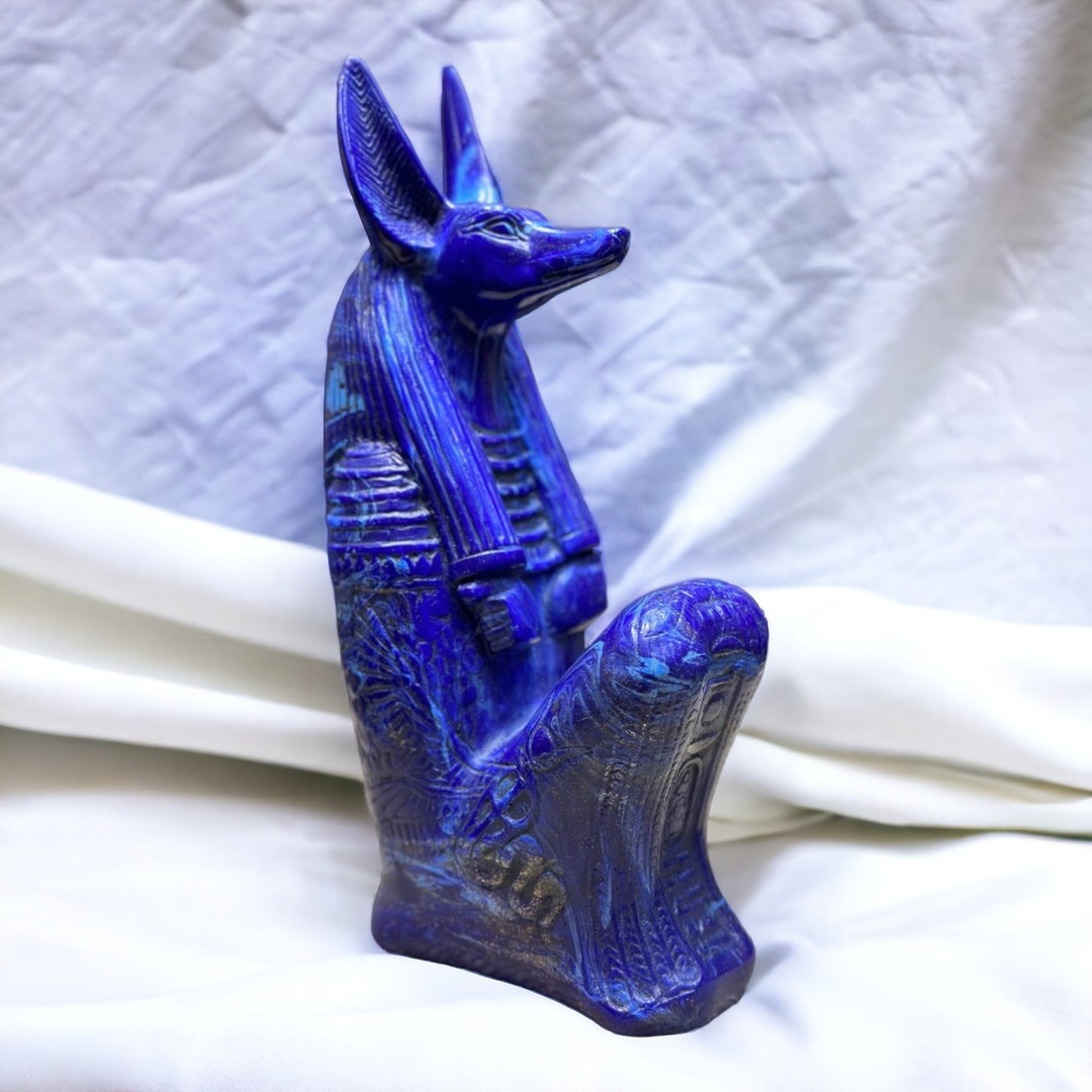 Anubis God Statue Ancient Egyptian Deity Figurine Finest Stone ...