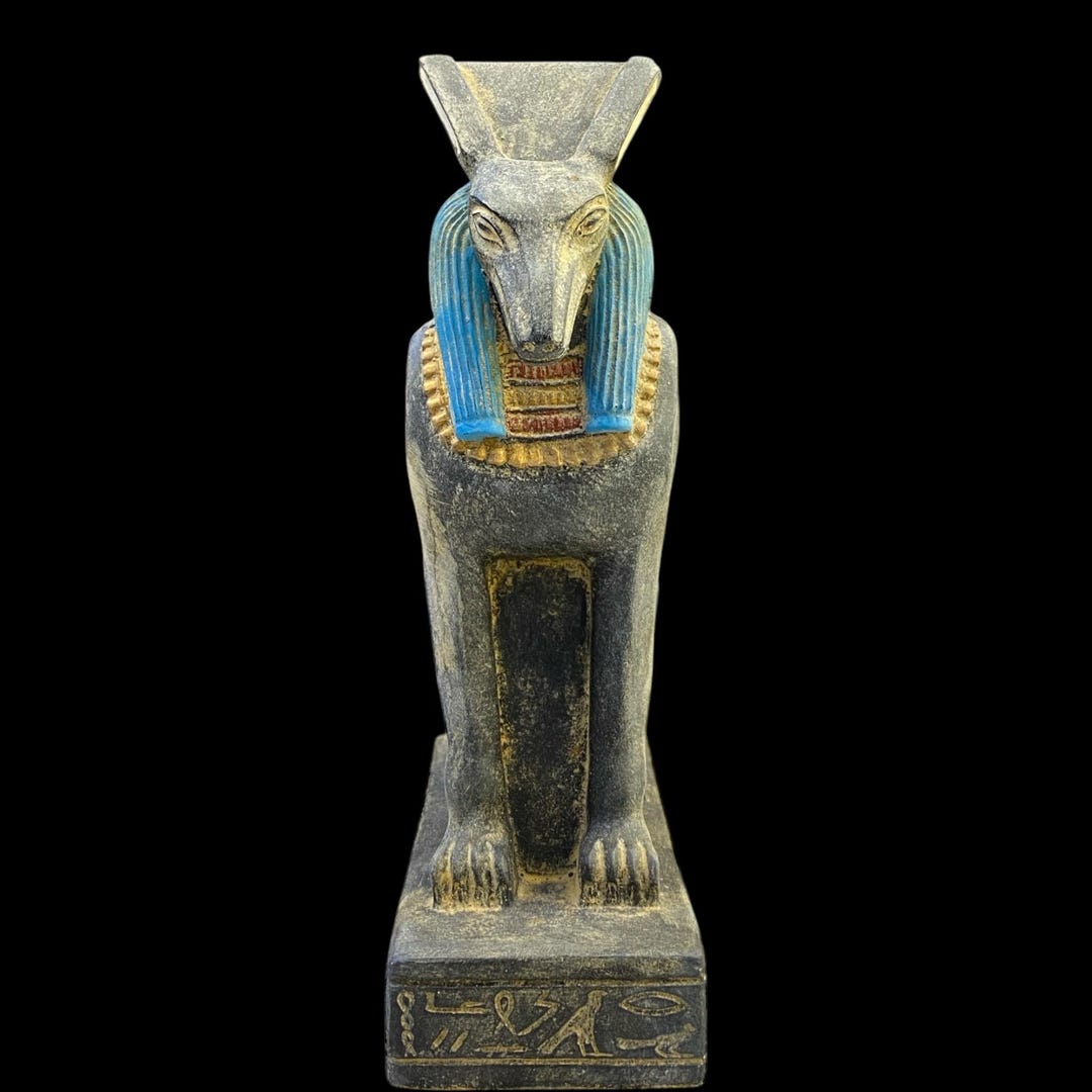Egyptian God Seth-set Ancient Mythology Figurine, God of Storms and ...