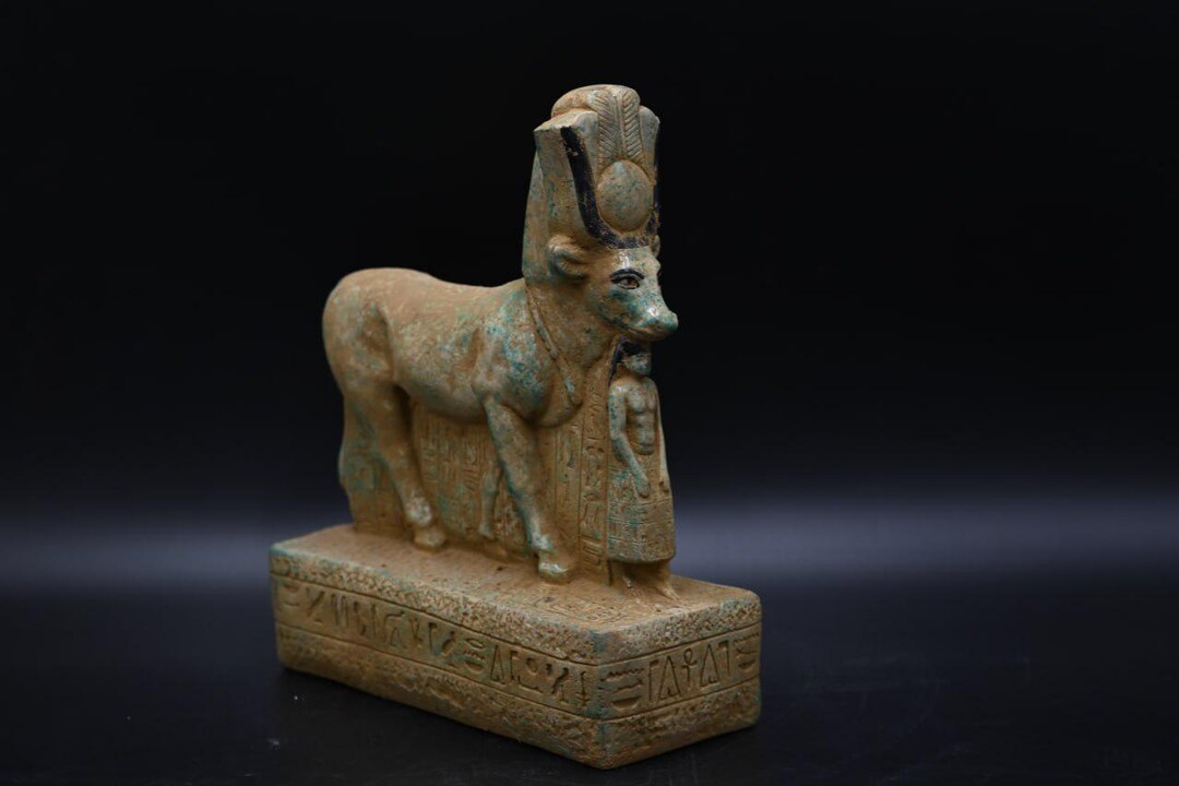 Rare Hathor Egyptian in the Form of a Cow Antiquities Statue - Ancient ...