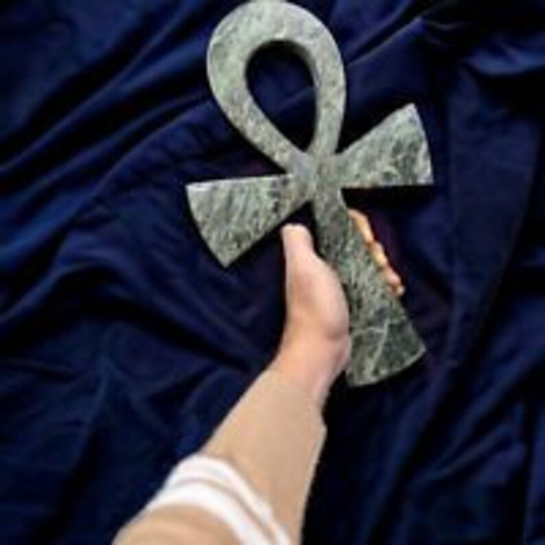 Explore Ancient Wonders Genuine Egyptian Key of Life Statue Pharaonic ...