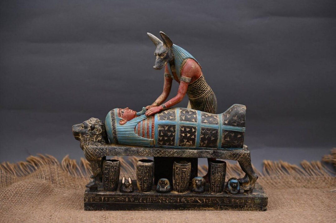 Anubis Statue: Egyptian God of Mummification Altra Egypt - Etsy