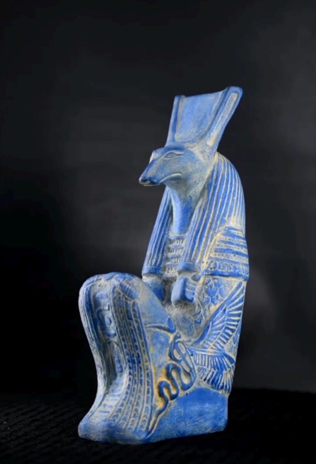 Set Statue Handcrafted Ancient Egyptian God Seth Statue - Stone ...