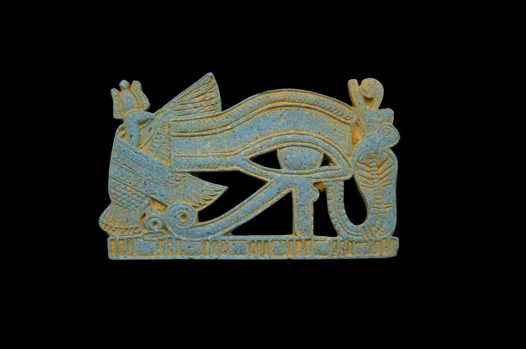 Eye of Horus Statue Authentic Egyptian Artifact Handcrafted Stone ...
