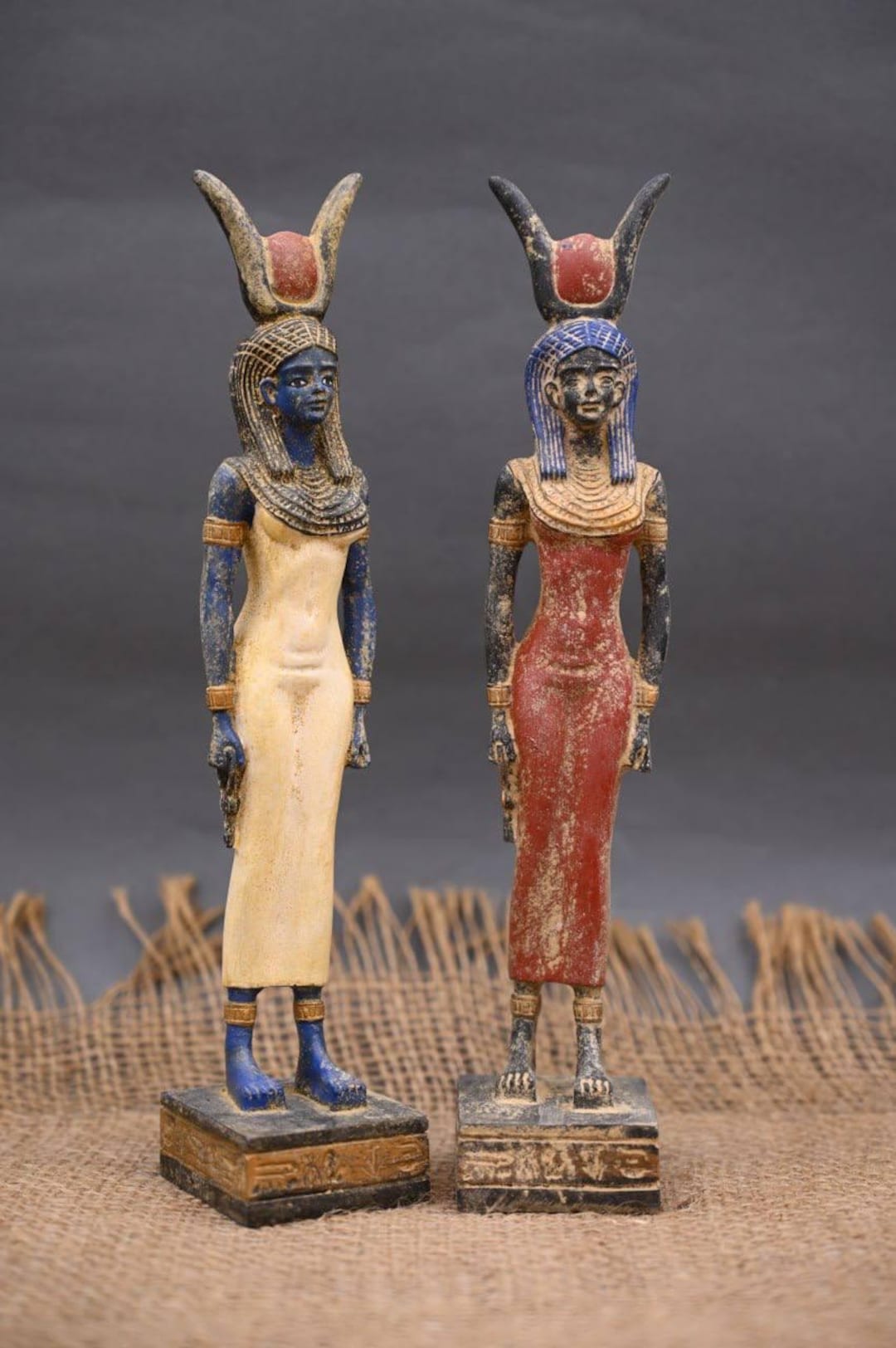 Hathor Egyptian Statue Goddess of Heaven, Love, Beauty, Happiness and ...