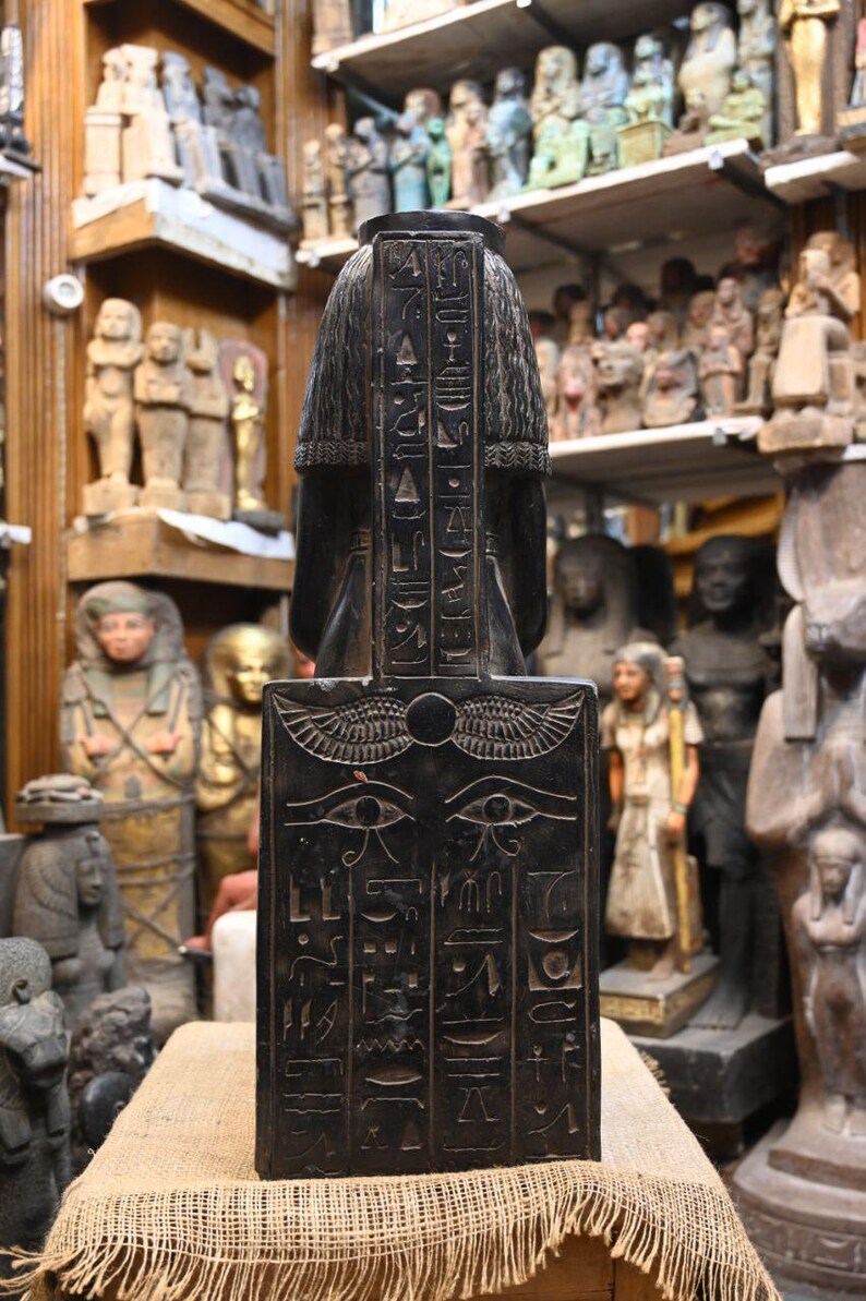 Seated Statue of Isis, the Goddess of Music, Love, Protection, and Rare ...