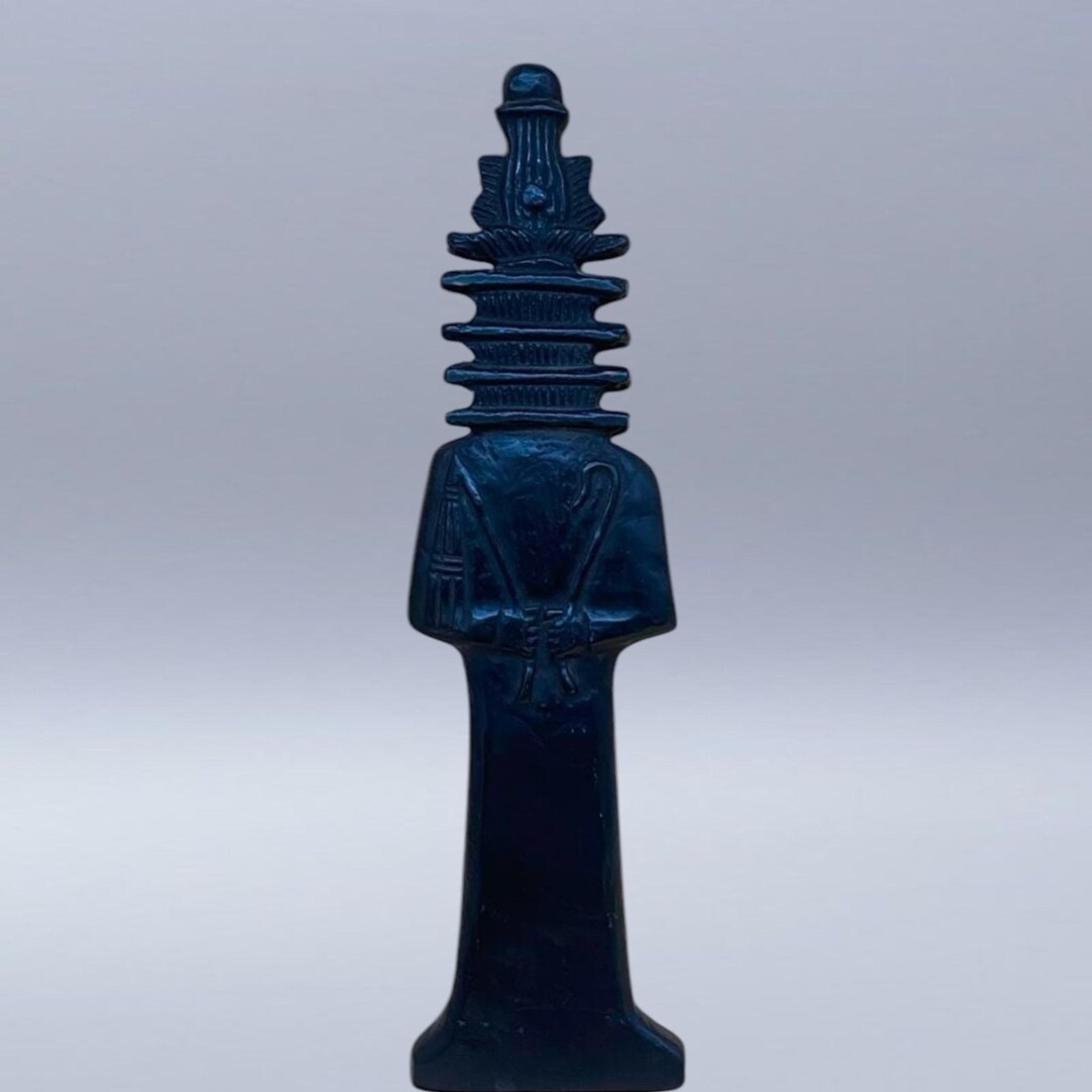 Handcrafted Stone Djed Pillar Statue: Egyptian Symbol of Permanence ...