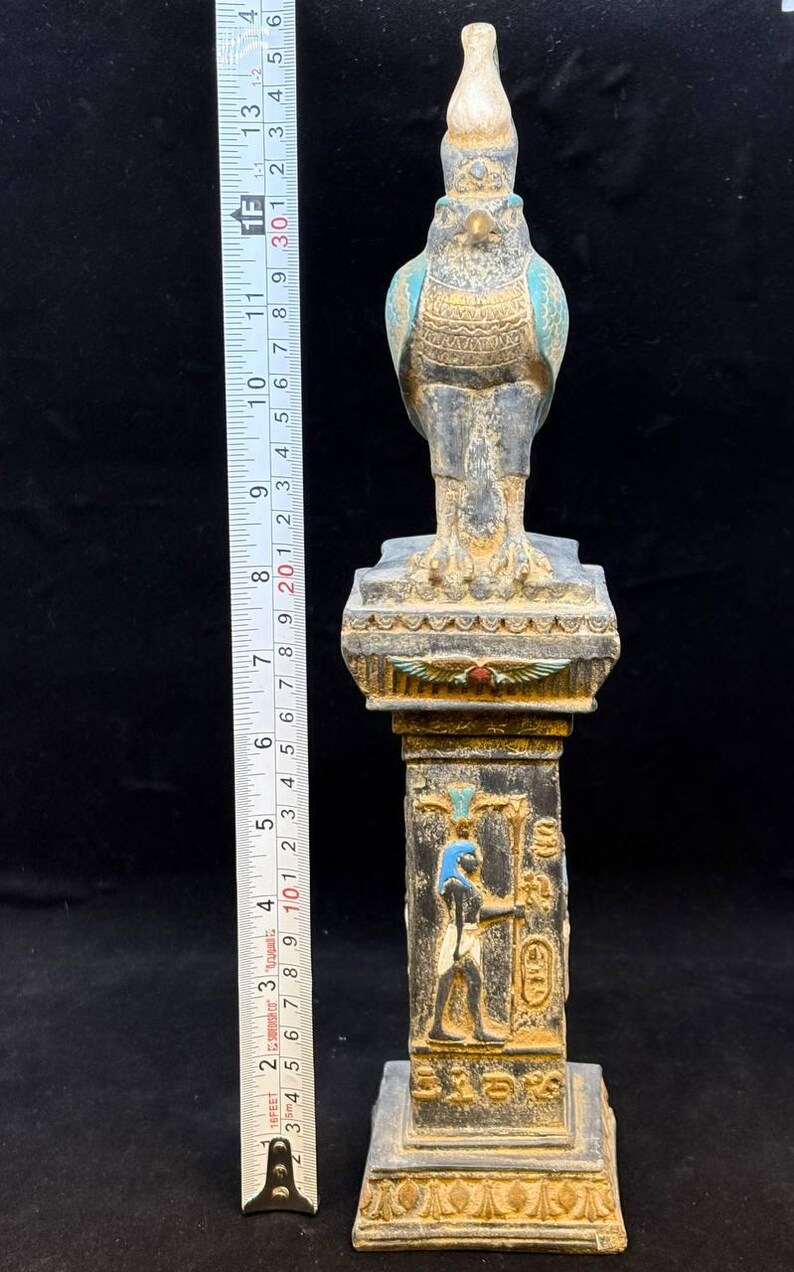 Horus Statue: Egyptian Falcon Deity Sculpture Egyptian Replica Ancient ...