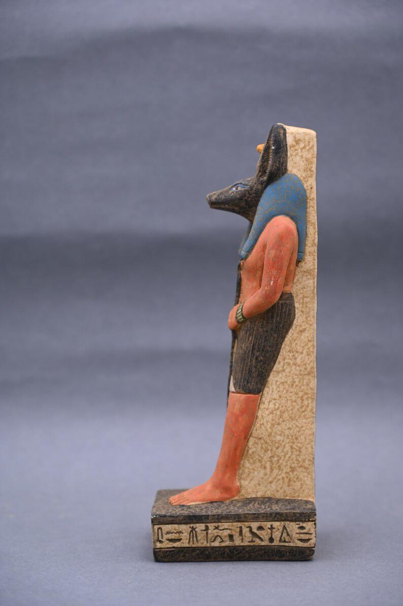 Ancient Egyptian Anubis Stone Statue: Rare B.C. Pharaonic Sculpture - Etsy