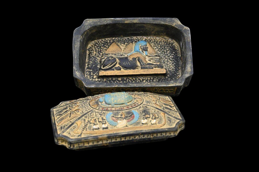 Egyptian Antiques Mythology Pharaonic Boxes for the Egyptian Symbols ...