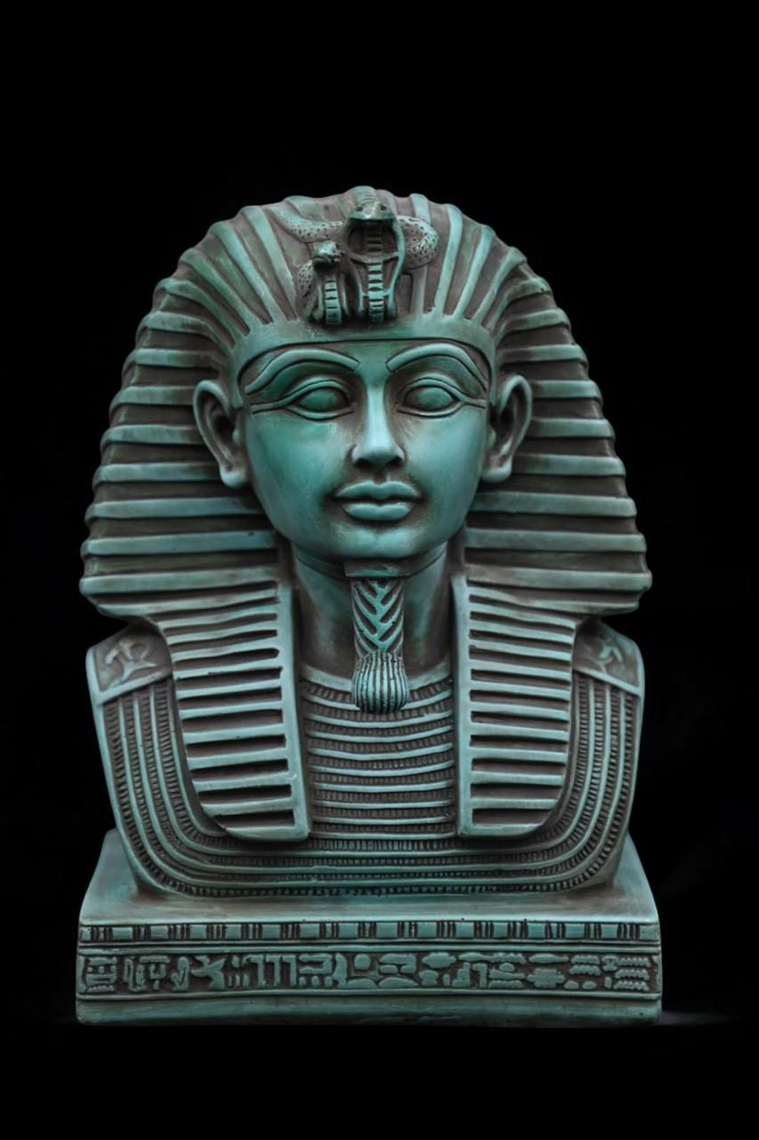 King Tut Statue Replica: Ancient Egyptian Pharaoh Head - Etsy