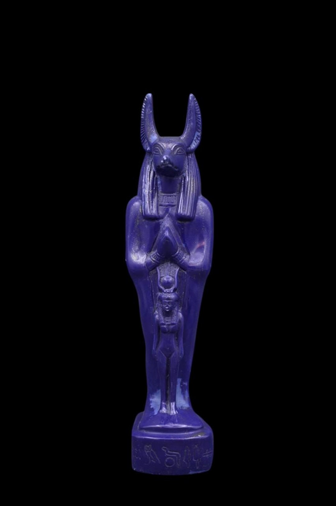Blue Anubis Statue: Egyptian Jackal God Replica - Etsy