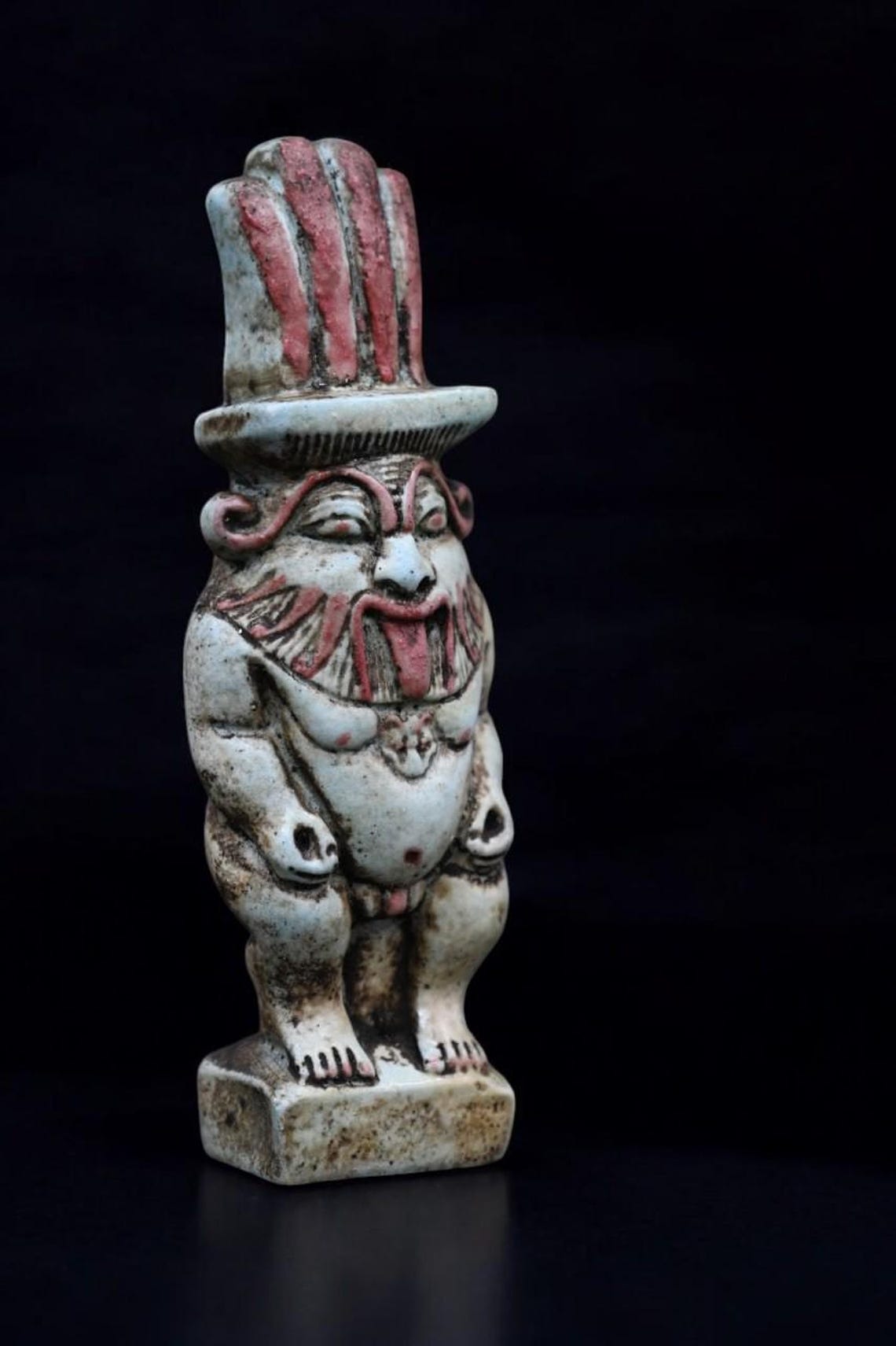 Egyptian God Bes Statue: Handmade Ancient Mythology Replica - Etsy