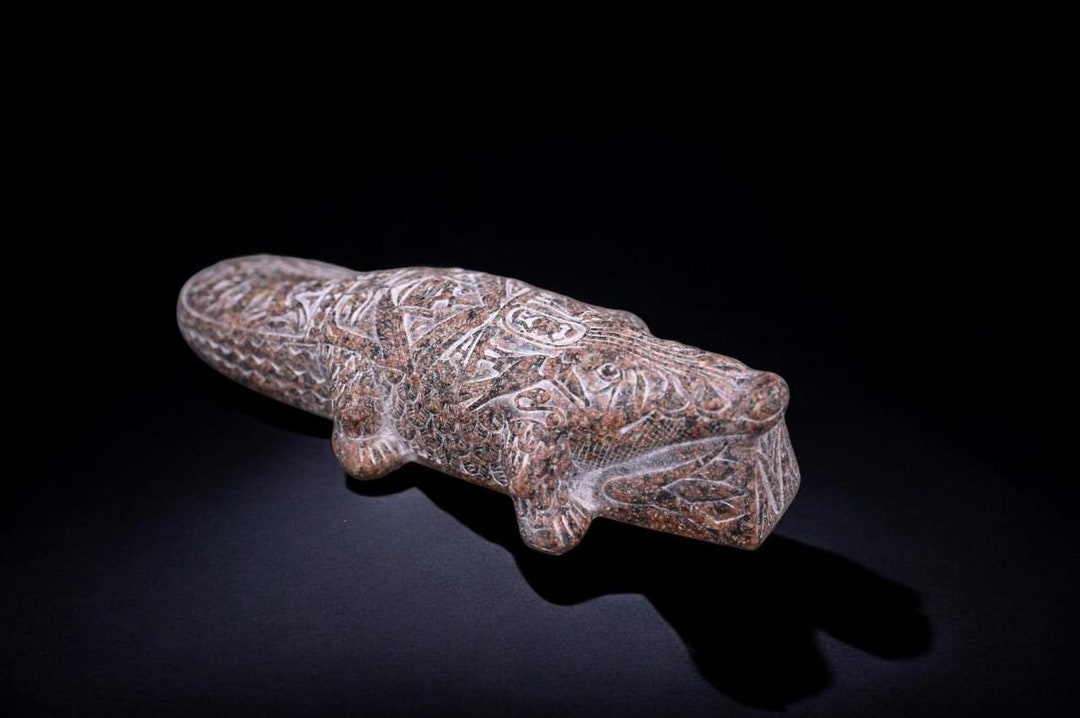 Sobek Statue Ancient Egyptian Mythology, Egyptian Crocodile , Symbol of ...