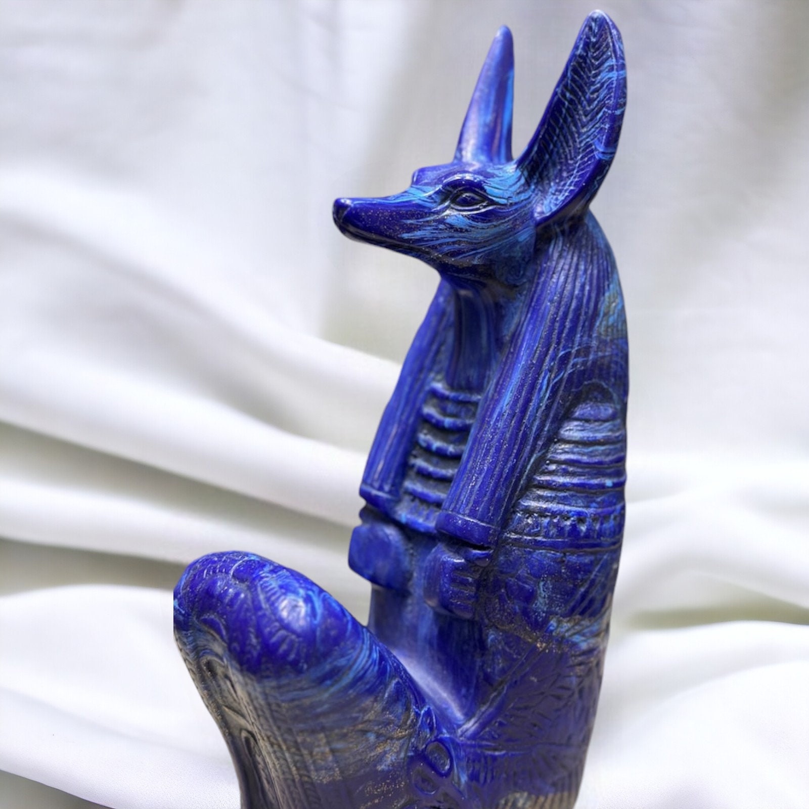Anubis God Statue Ancient Egyptian Deity Figurine Finest Stone ...