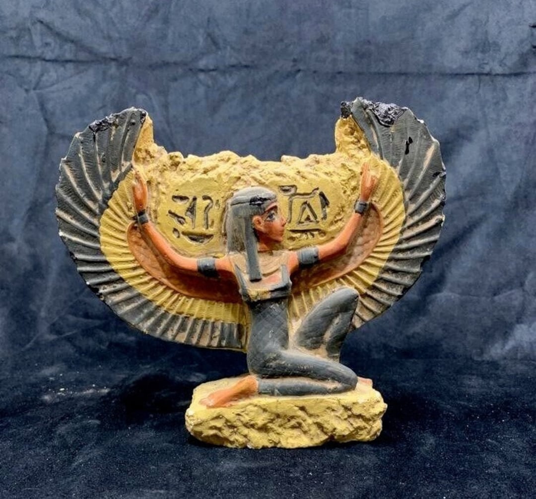 Isis Statue Ancient Egyptian Goddess Aset Goddess Isis - Etsy