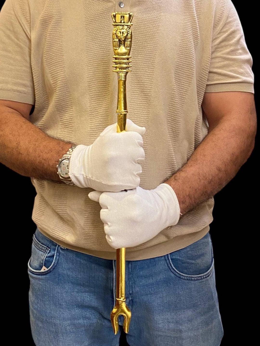 The Hathor Scepter Egyptian Mythology Museum Item Created in Egypt That ...