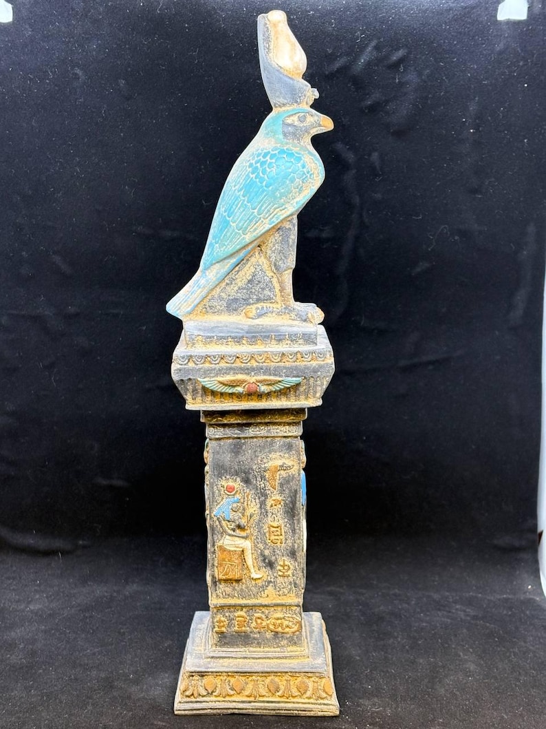 Horus Statue: Egyptian Falcon Deity Sculpture Egyptian Replica Ancient ...