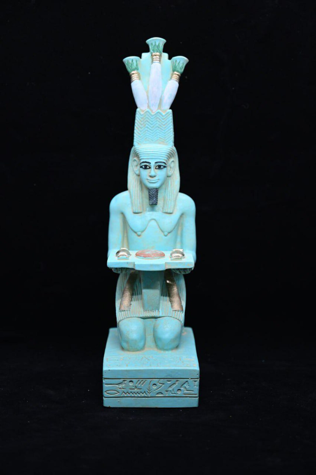 Handmade Egyptian Hapi Statue: Fertility God Stone Carving - Etsy