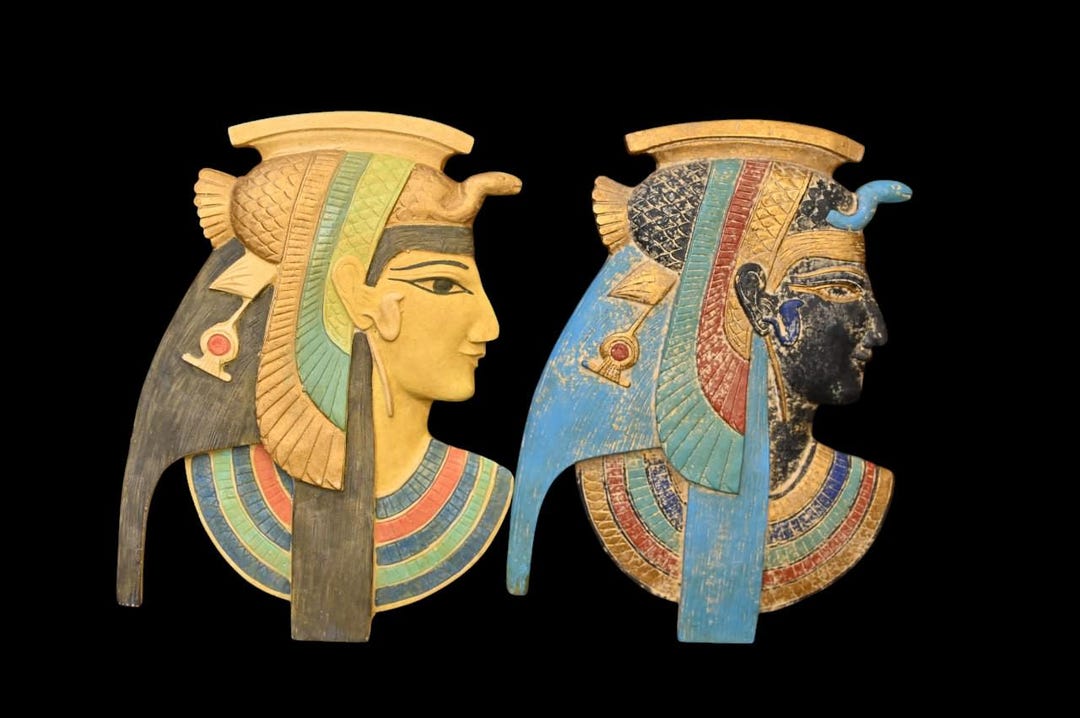 Queen Cleopatra Relief: Egyptian Home Decor Replica - Etsy