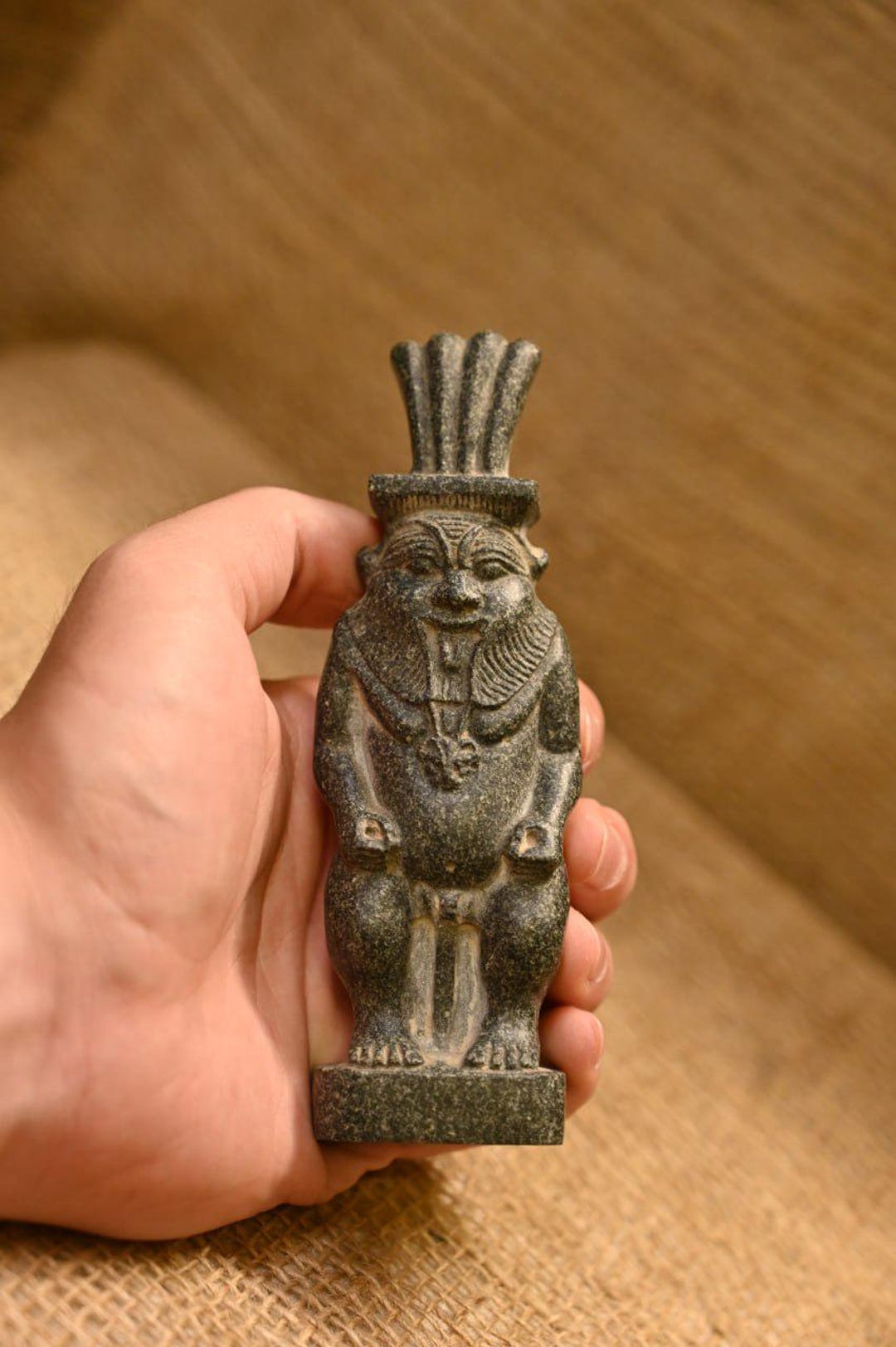 Egyptian Antiques Depicting the God Bes, the God of Fun, From Ancient ...