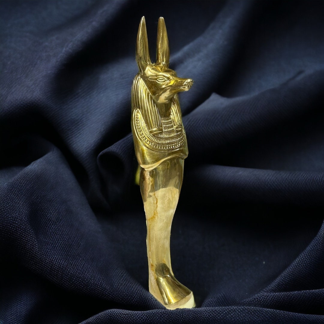 Anubis God Statue Ancient Egyptian Deity Figurine Finest Stone ...