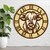 Highland Cow Wall Clock Laser Cut Files, SVG File. Vector File Ai, Cdr ...