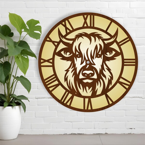 Laser Cut Clock - Etsy