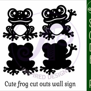 Frog Cut Out: Layered SVG Laser Cut File (digital Download) - Etsy