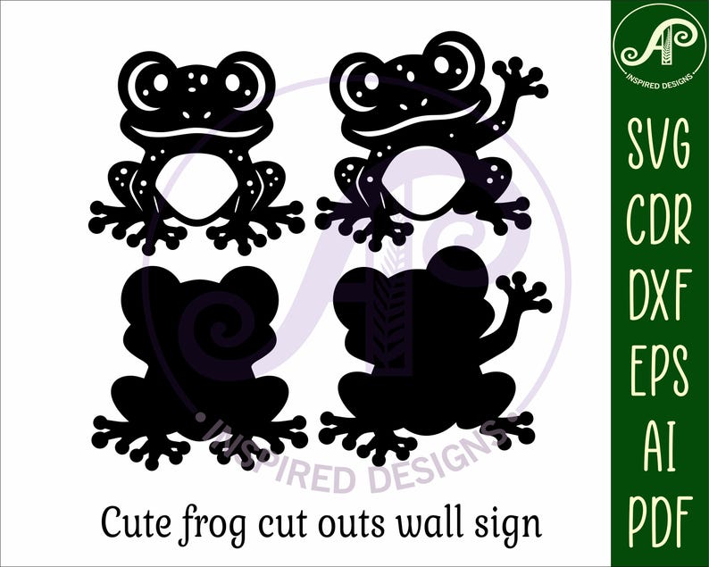 Frog Cut Out: Layered SVG Laser Cut File (digital Download) - Etsy