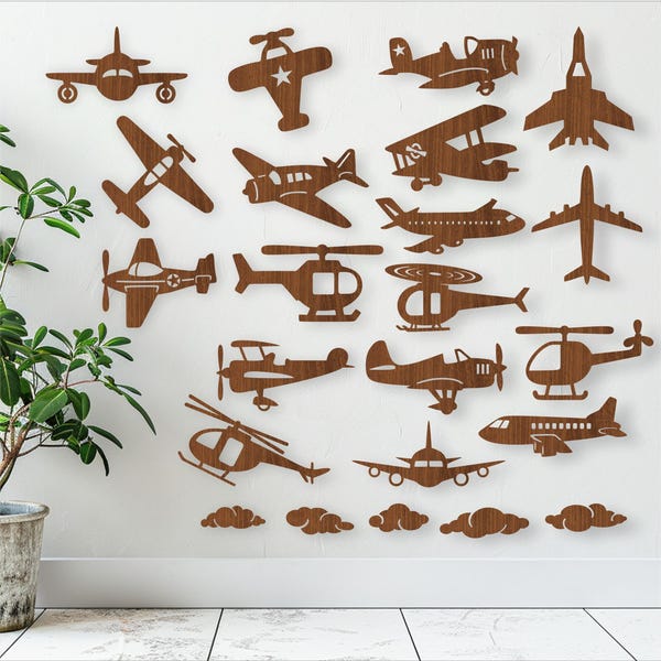 3d Airplane Svg File - Etsy