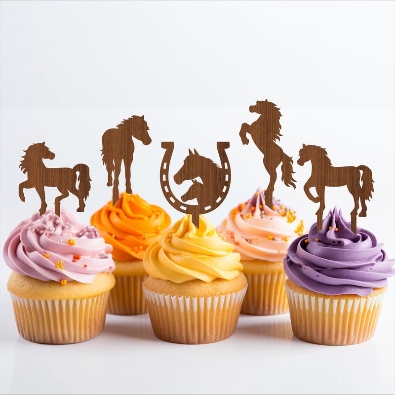 Horse Cupcake Topper - Etsy