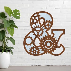 Gears Alphabet Set. 2 Layer Letters. 47 Letter Options SVG Vector File ...