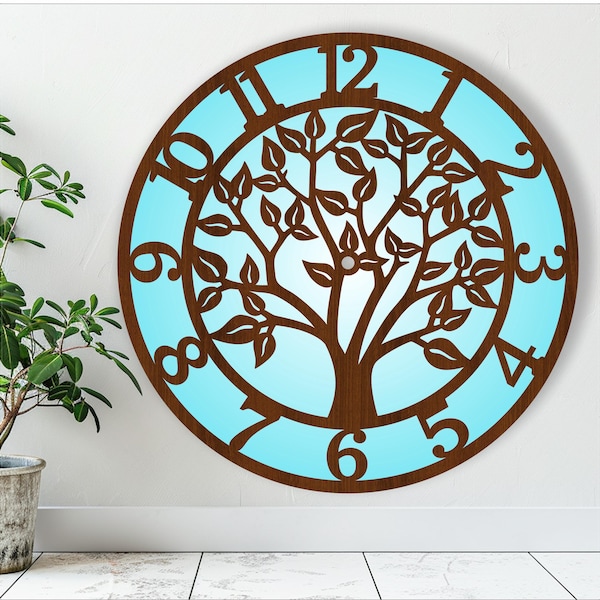 Tree Clock - Etsy