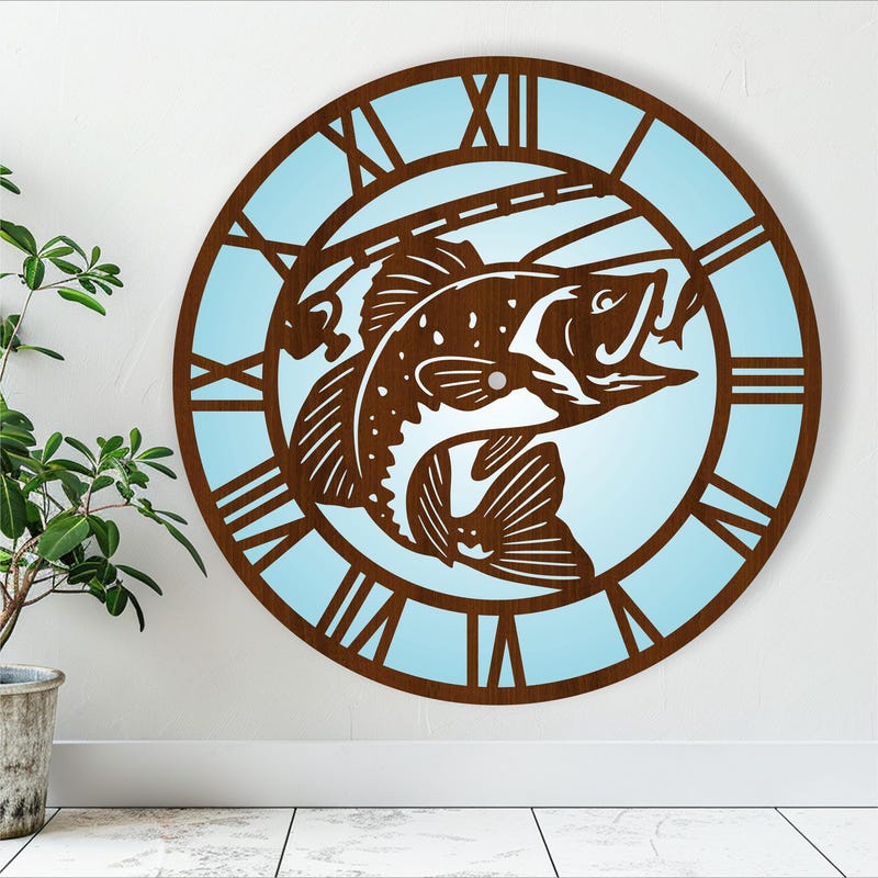 Fish Clock - Etsy