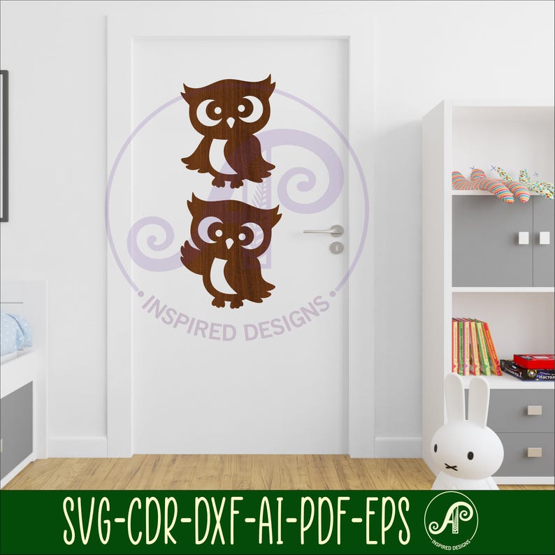 Owl SVG Bundle: Laser Cut Files, Wall Art Vector (digital Download) - Etsy