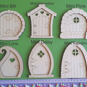 Fairy Doors SVG: Two-layer Laser Cut File Template With Windows ...